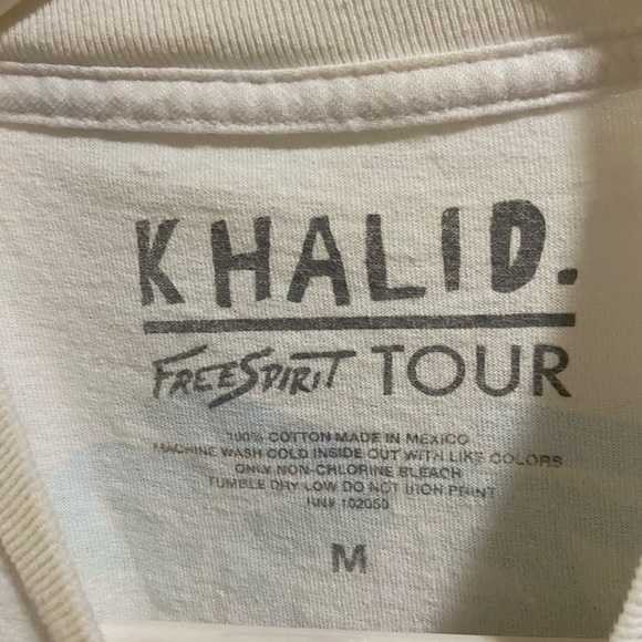 Shirts | Nice Khalid Free Spirit Tour Concert Mens S White Tshirt Rb ...